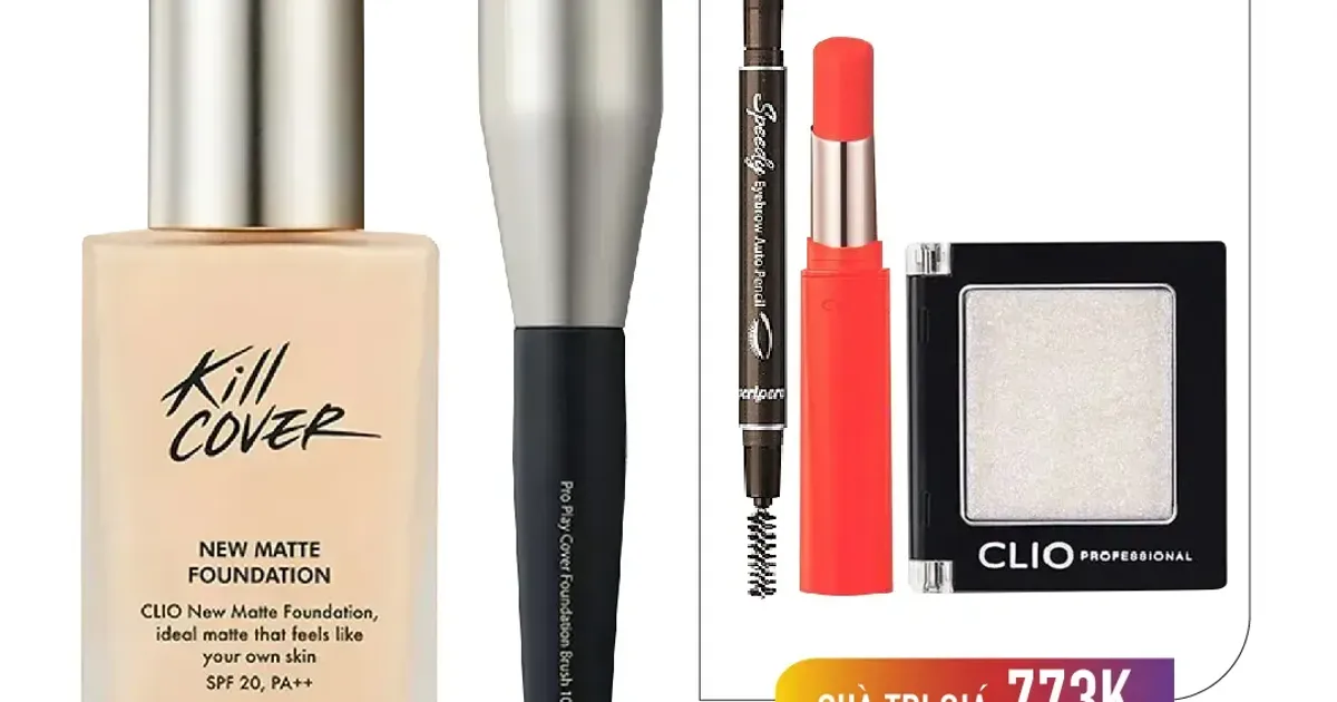 (Kèm Quà Tặng) Kem Nền Clio Kill Cover New Matte Foundation - 2.5-By ...