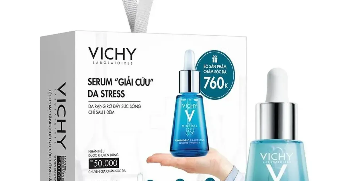 Bộ Tinh Chất Giải Cứu Làn Da Tức Thì Vichy Bundle M89 Probiotic (Tặng Thẻ Cào)