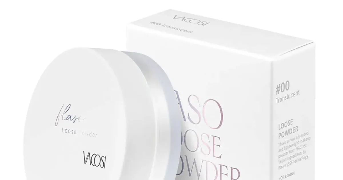 Phấn Phủ Bột Siêu Mịn Lì Vacosi Flaso Loose Powder 6g