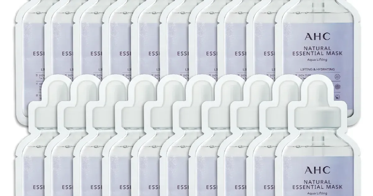 Combo 20 Mặt Nạ AHC Natural Essential Mask Aqua Lifting