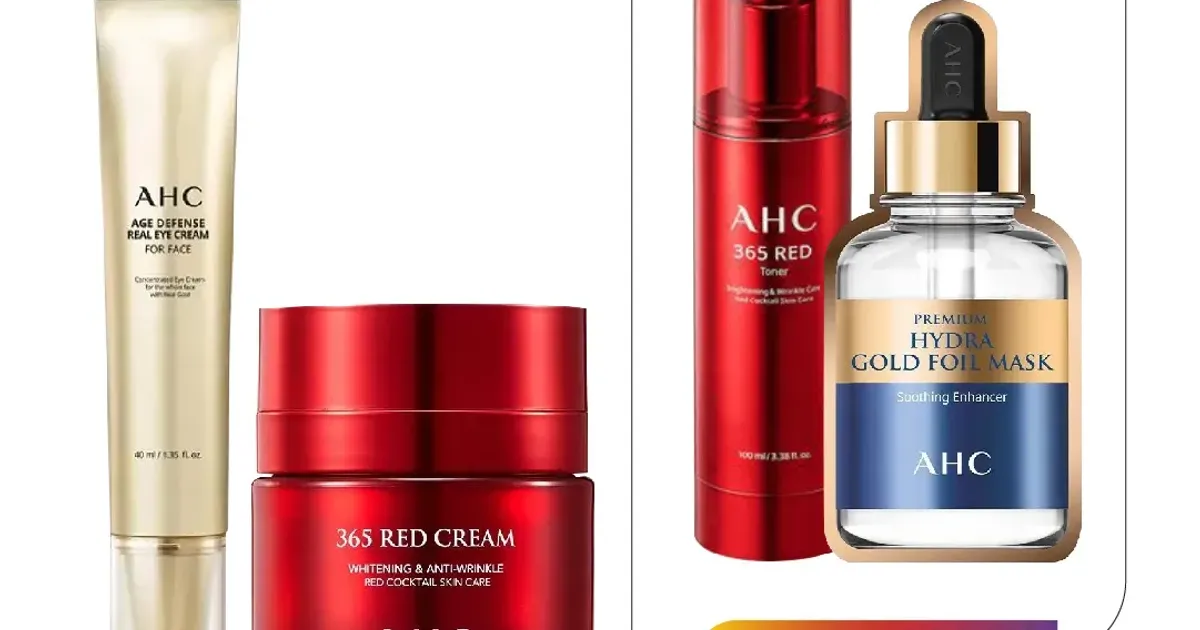 Combo Kem Ngừa Lão Hóa Làm Sáng Da Ahc 365 Red Cream & Kem Dưỡng Mắt ...