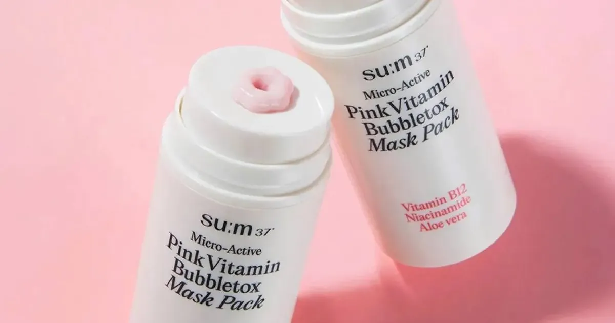 Mặt Nạ Sủi Bọt Làm Sạch Sáng Da Su:m37 Micro Active Pink Vitamin ...