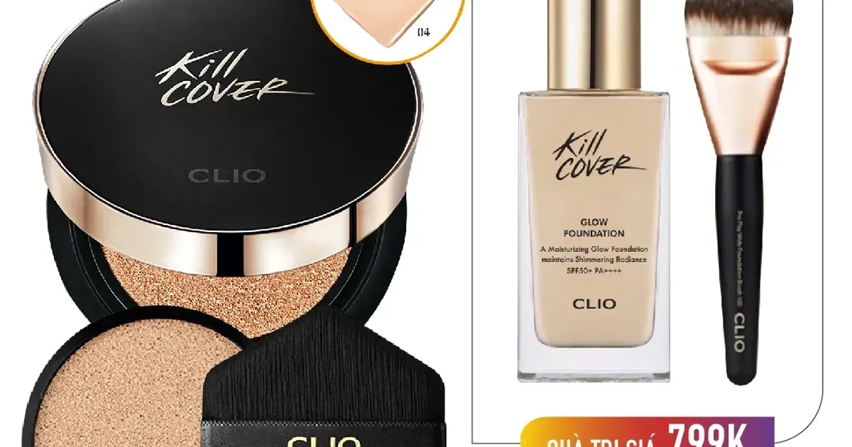 [04 Ginger] Phấn Nước Clio Kill Cover Fixer Cushion Spf50+ Pa+++ 15G