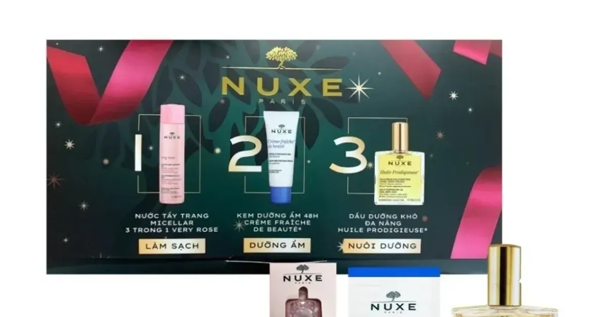 (Gwp) Bộ Sản Phẩm Làm Sạch & Dưỡng Ẩm Nuxe Trial Kit 3Pc