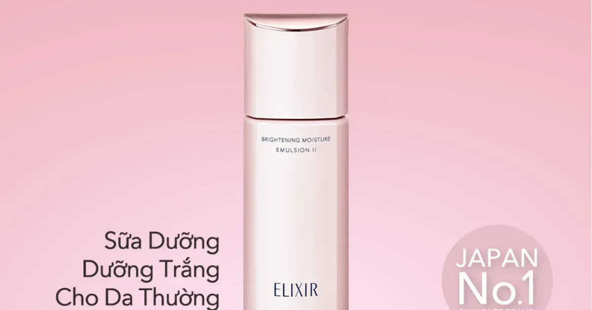 Sữa Dưỡng Elixir Làm Sáng & Ngừa Lão Hóa Da Brightening Moisture Emulsion I 130ml