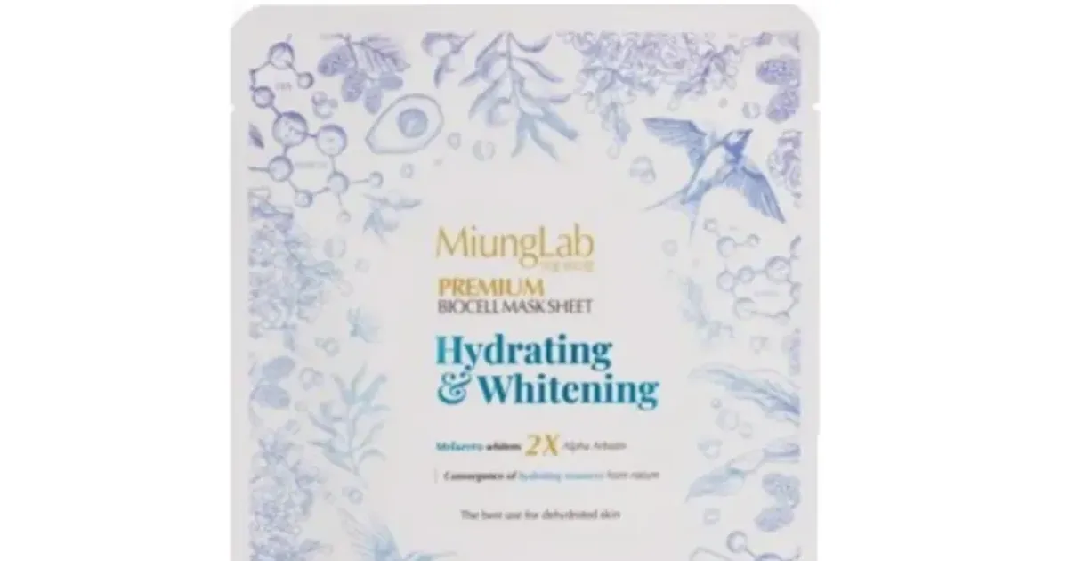 Mặt Nạ MiungLab Premium Hydrating & Whitening Biocell Mask Sheet