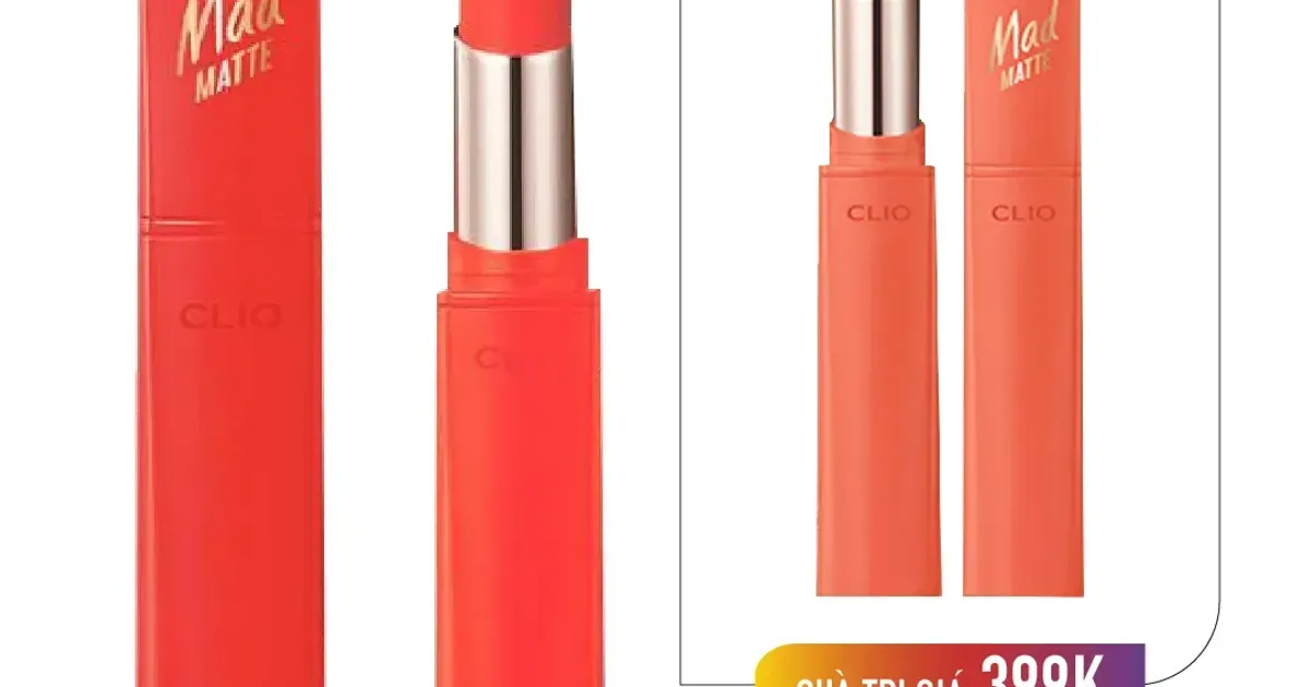 (Mua 1 Tặng 1) Son Kem Lì Clio Mad Velvet Tint 3.8G 12 Pumpkin Spice