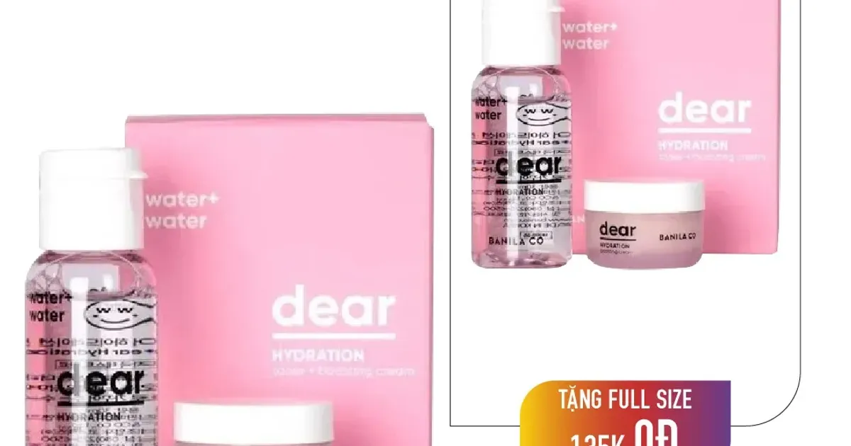 (Fs) Set 2 Bộ Sản Phẩm Dưỡng Ẩm Banila Co Dear Hydration (Toner 30Ml ...