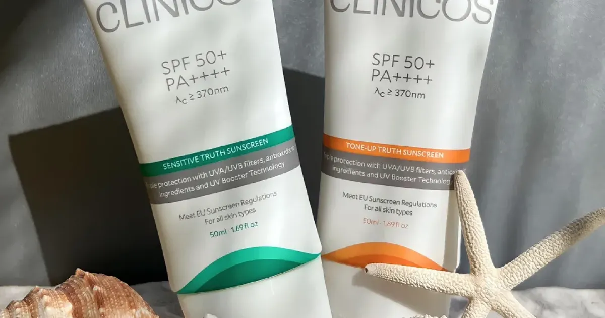 Kem Chống Nắng Nâng Tông Da Tự Nhiên Clinicos Tone up Truth Sunscreen 50ml