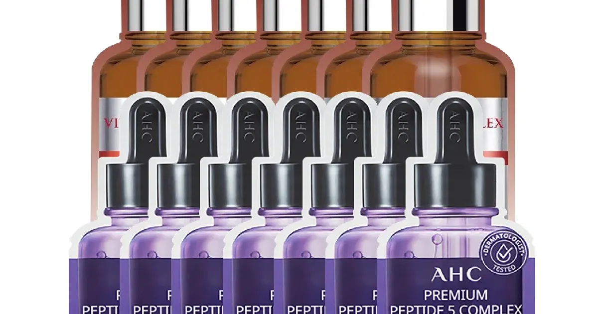 Combo 14 Mặt Nạ Mix AHC Săn Chắc Da (7 Peptide 5, 7 Vital C)