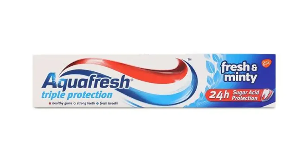 Kem Đánh Răng Aquafresh Fresh & Minty Toothpaste 100Ml