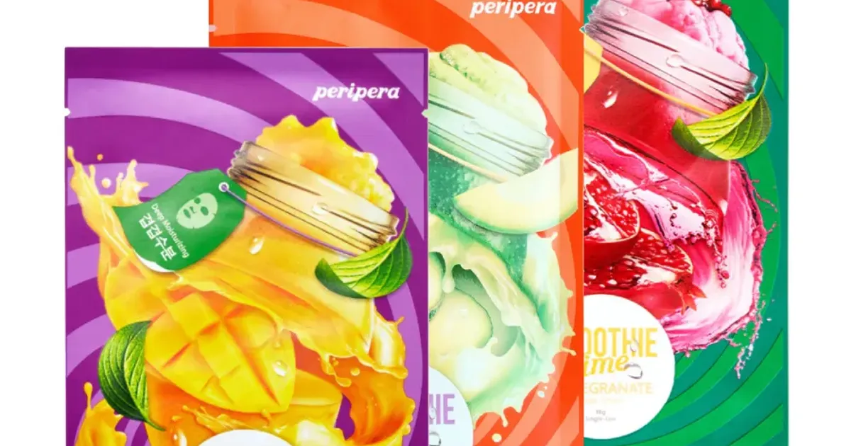 Mặt Nạ Dưỡng Da Từ Trái Cây Peripera Smoothie Time Mask Sheet