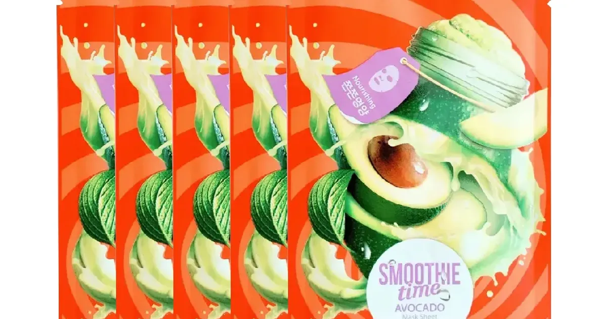 Combo 5 Mặt Nạ Dưỡng Da Từ Trái Cây Peripera Smoothie Time Mask Sheet ...