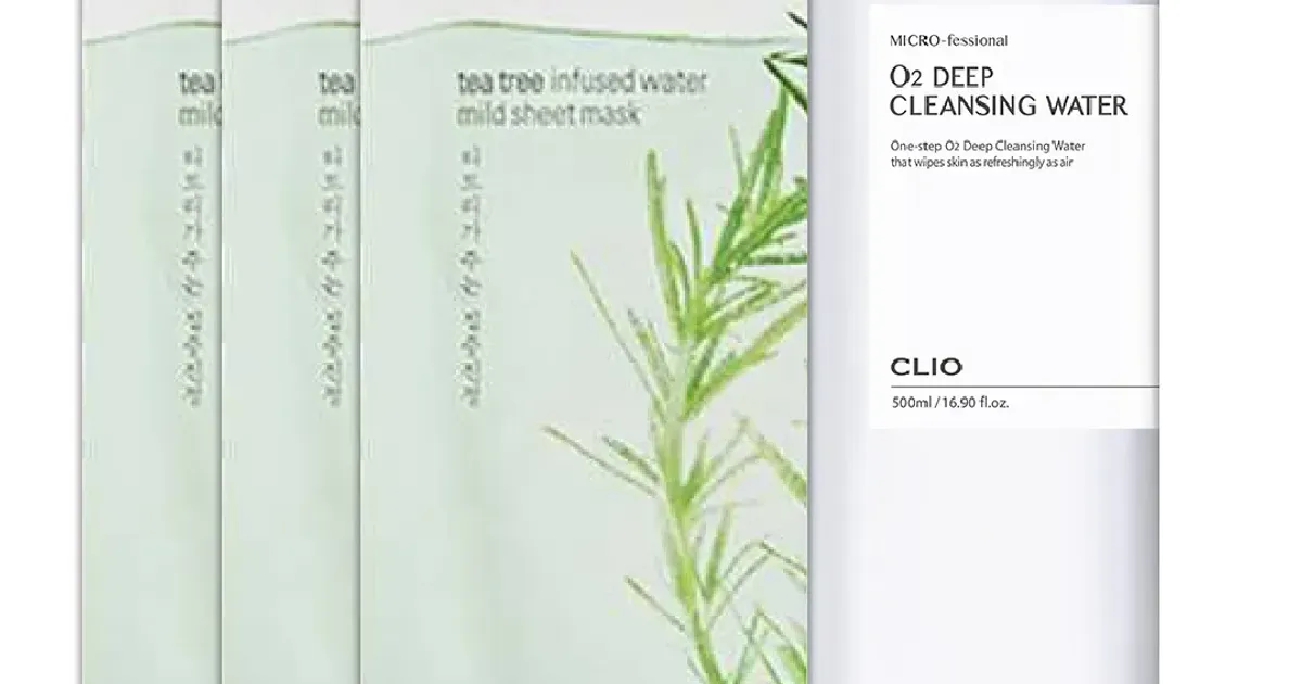(Gift) Nước Tẩy Trang Clio Deep Cleansing Water 500Ml & 3 Mặt Nạ Giấy ...