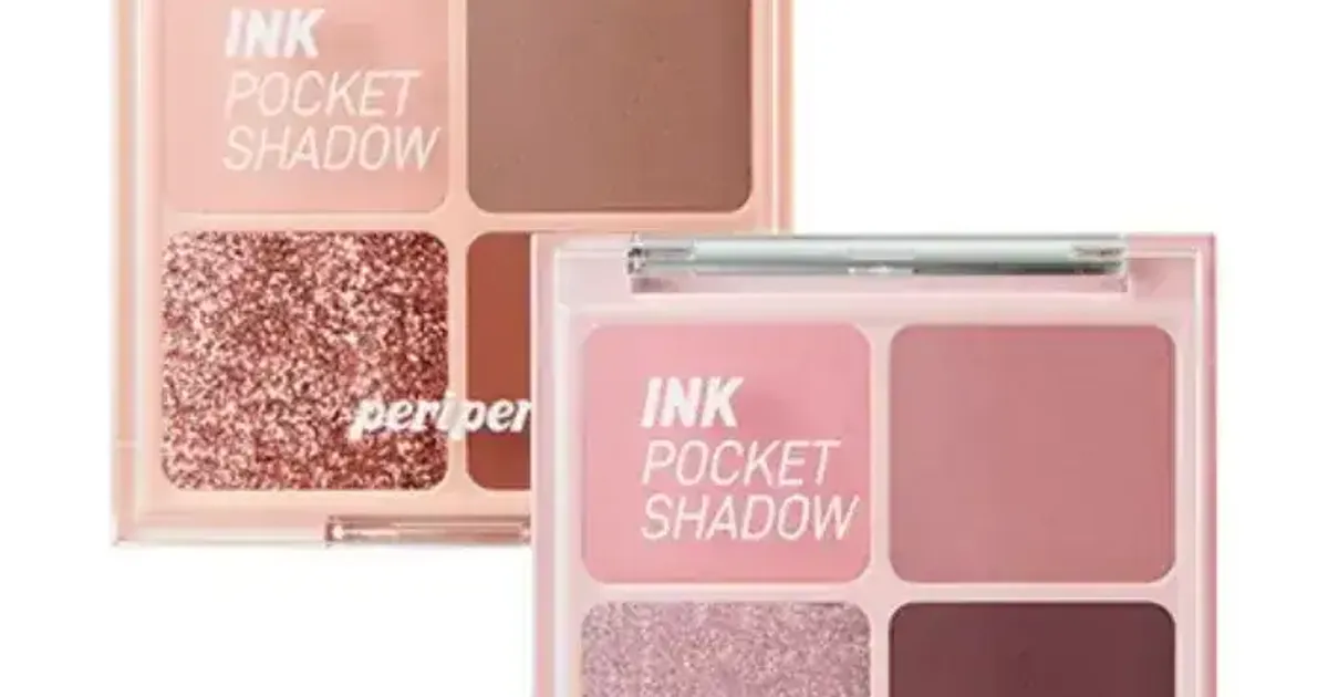 Bảng Phấn Mắt Nhũ Peripera Ink Pocket Shadow Palette (8G)