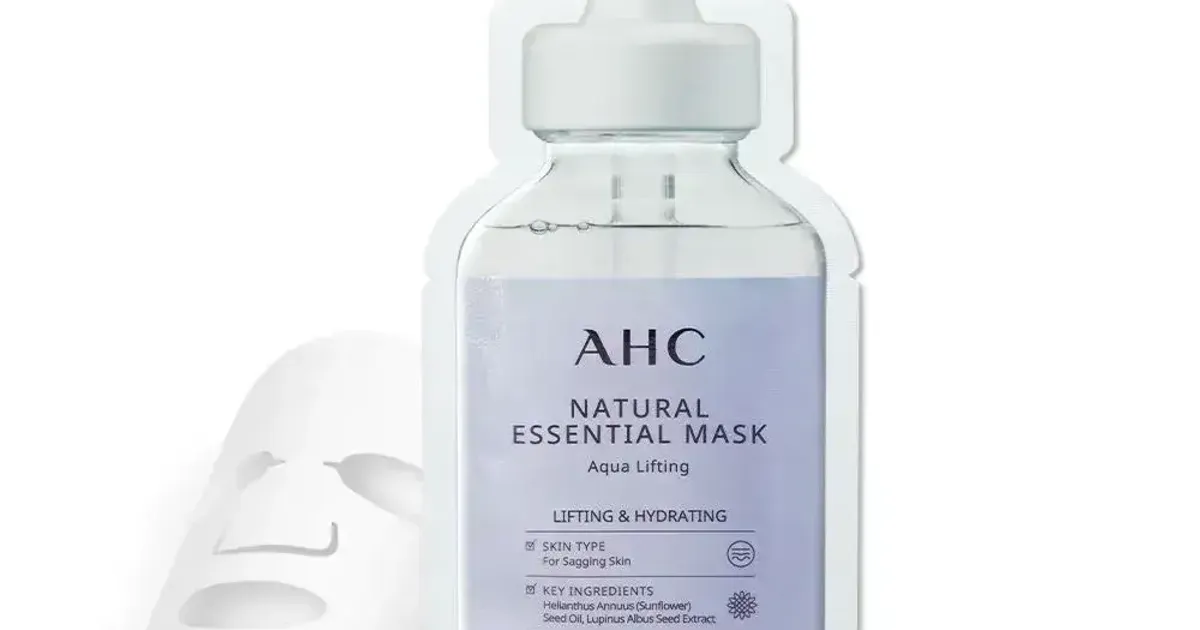 Mặt Nạ Giấy Nâng Cơ Ahc Natural Essential Mask Aqua Lifting 28G