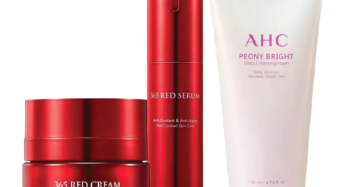 Combo Tinh Chất ngừa lão hóa Ahc 365 Red Serum & Kem ngừa lão hóa Ahc ...