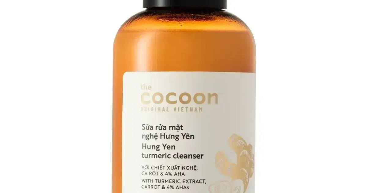 Sữa Rửa Mặt Nghệ Hưng Yên Cocoon Hung Yen Turmeric Cleanser