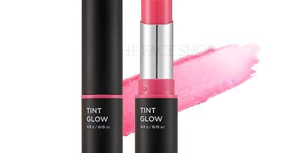 (Gift) [Fmgt] Son Môi Dưỡng Ẩm Tự Nhiên THE FACE SHOP Tint Glow 4.3G 02 ...