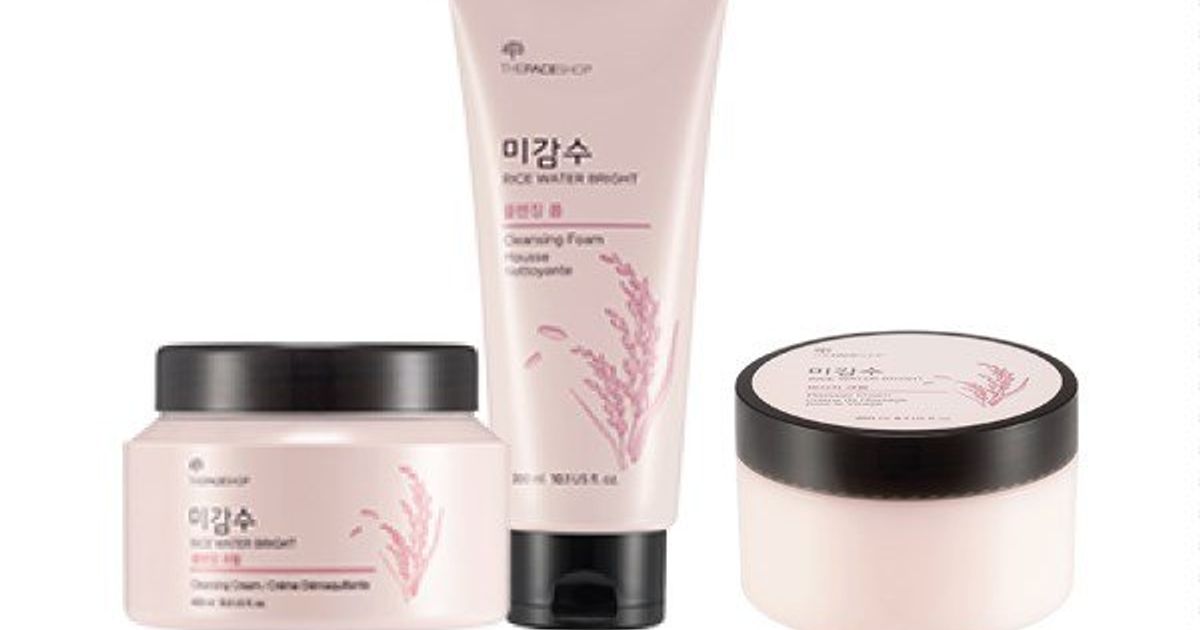 BỘ LÀM SẠCH RICE WATER BRIGHT (FOAM, CLEANSING CREAM 400ML, MASSAGE CREAM)