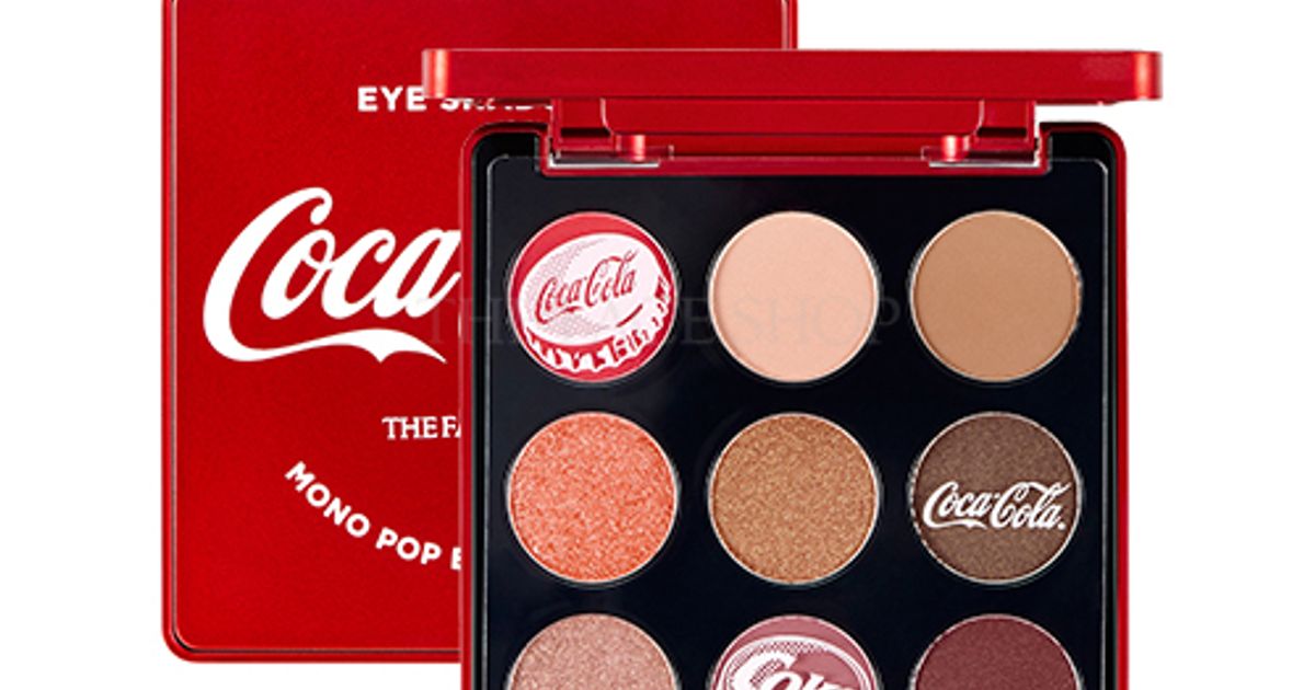 Màu Mắt Trang Điểm MONO POP EYES 01 COKE RED - Phiên bản giới hạn Coca Cola