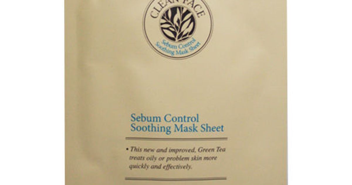 Mặt Nạ Giấy Ngăn Ngừa Mụn CLEAN FACE SEBUM CONTROL SOOTHING MASK SHEET
