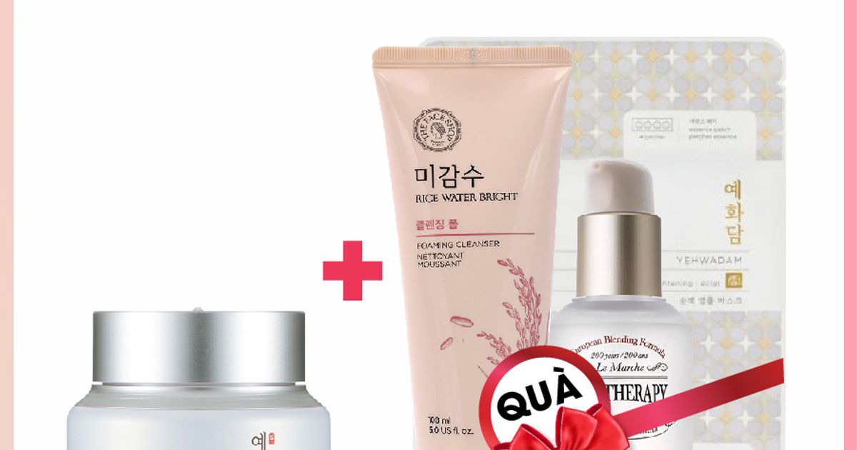 Bộ Sản Phẩm Dưỡng Sáng Trắng Da Và Chống Lão Hóa YEHWADAM PURE ...
