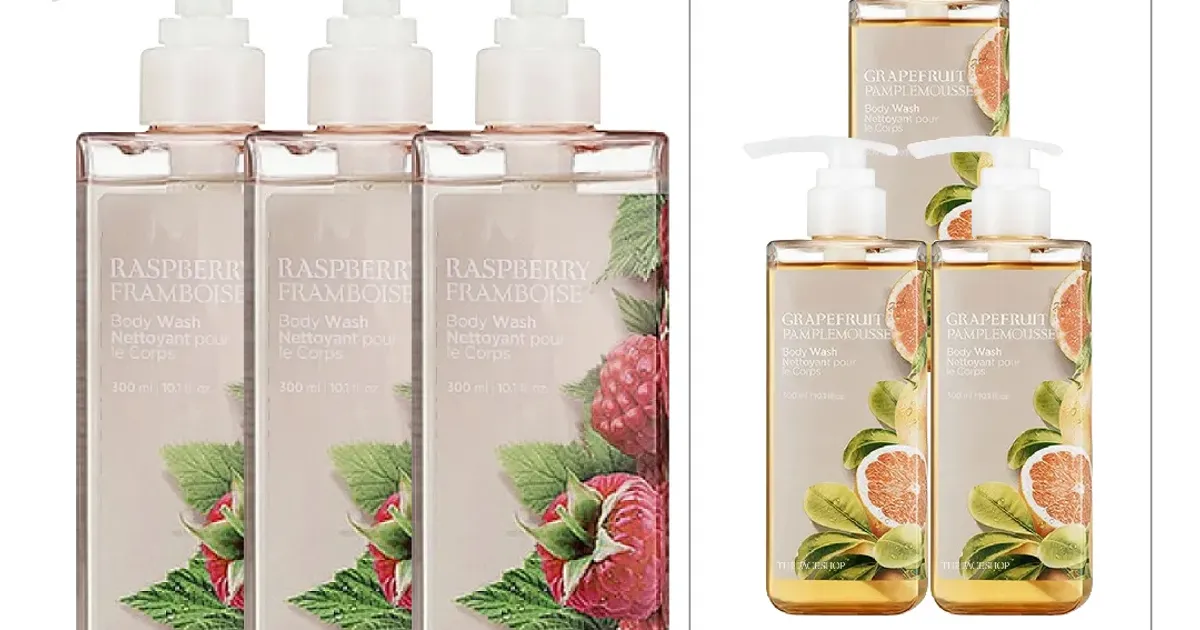 Set 3 Gel Tắm Raspberry Body Wash 300ML