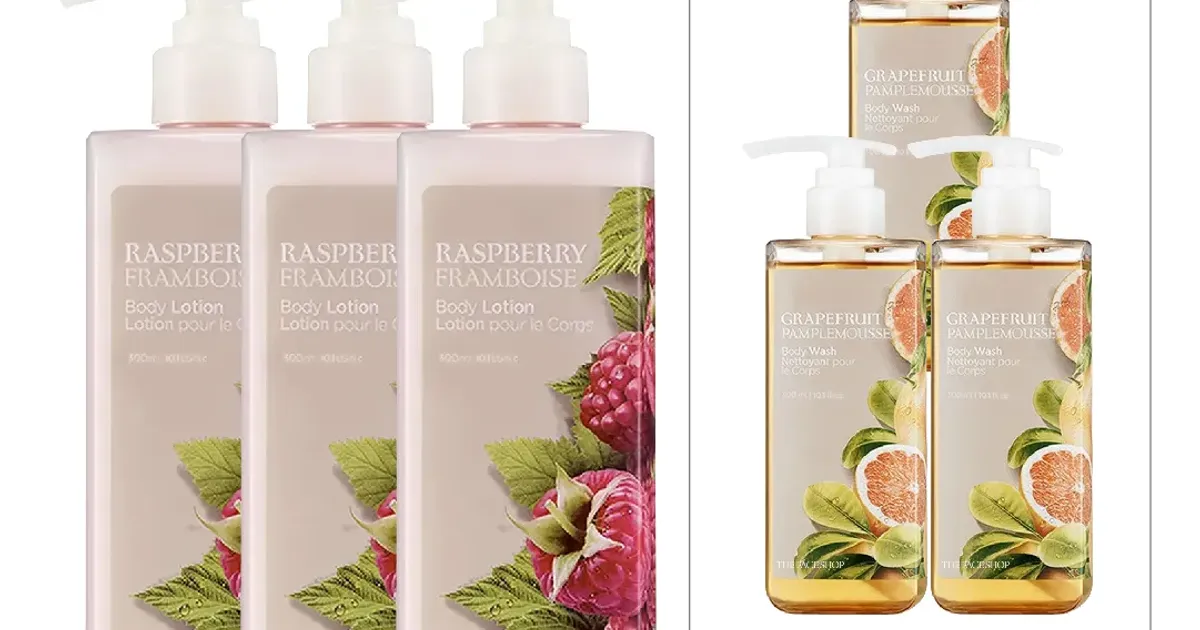 Set 3 Sữa Dưỡng Thể Raspberry Body Lotion 300ml