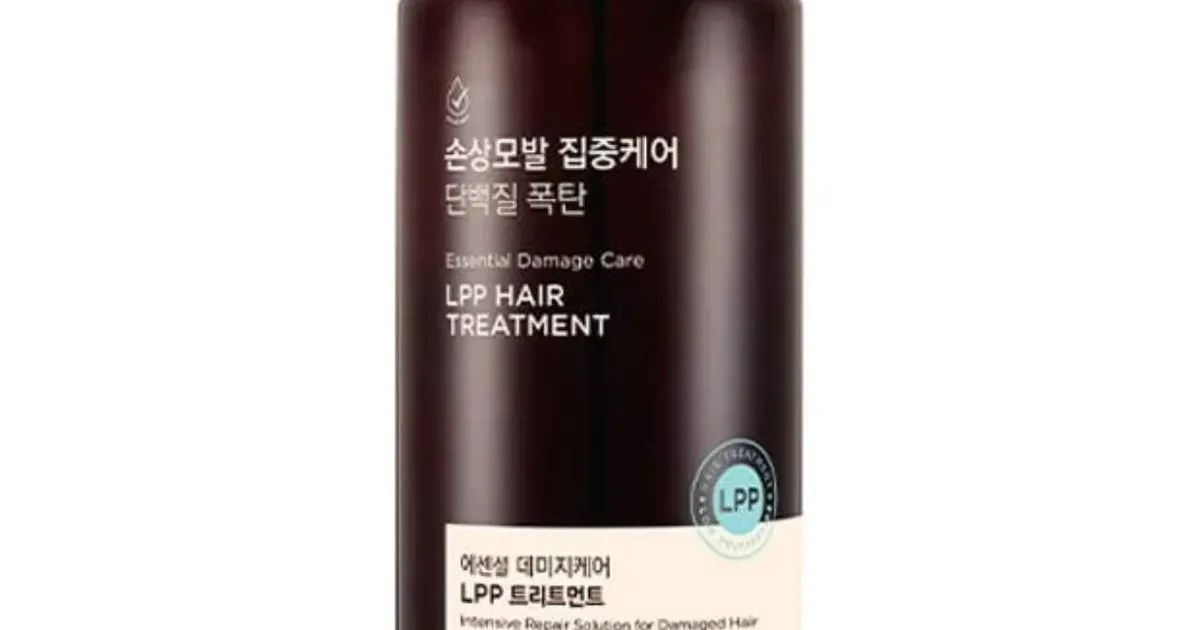 Dầu Xả THE FACE SHOP Làm Mềm Tóc Essential Damage Care Lpp Hair Treatment 1000ml