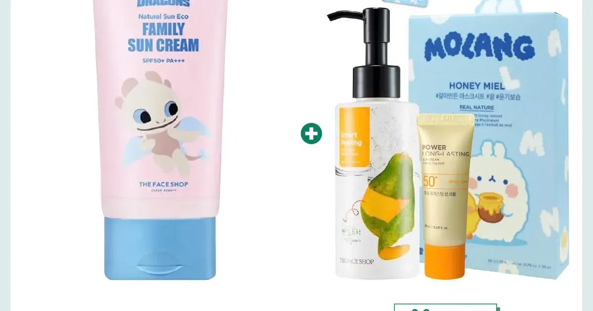Kem Chống Nắng Toàn Thân THE FACE SHOP Bảo Vệ Da Toàn Diện Natural Sun ...