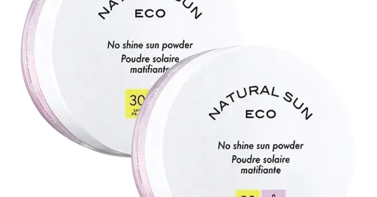 Set 2 Phấn Phủ Kiềm Dầu Natural Sun Eco Powder Spf30Pa++ (13G)