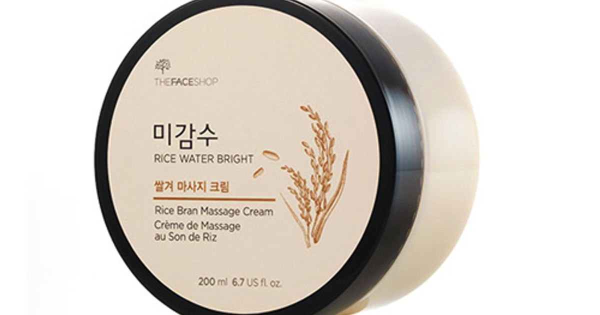 Kem Massage Làm Sáng Da Có Hạt THEFACESHOP RICE WATER BRIGHT RICE BRAN ...