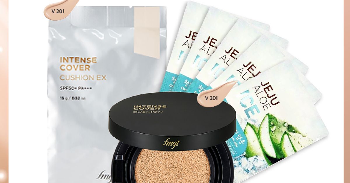 Bộ [FMGT] Phấn Nước Che Khuyết Điểm THEFACESHOP CC INTENSE COVER ...