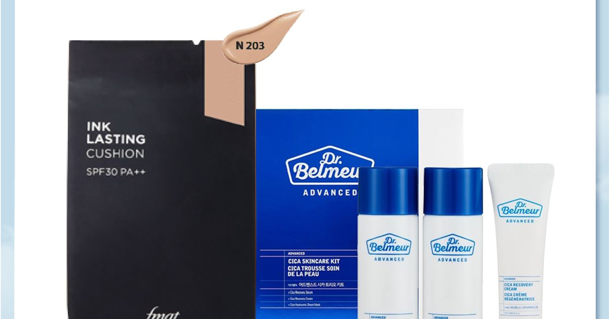 Combo Dưỡng Da & Phấn Nước Lâu Trôi INK LASTING CUSHION SPF30 PA++ # ...