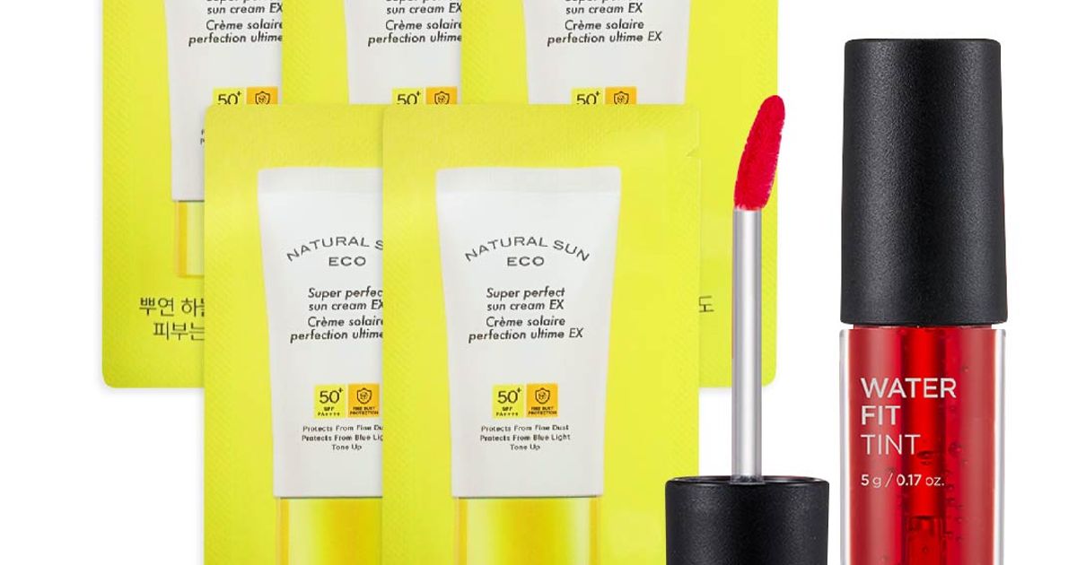 (Gift) Combo Son Tint Lì WATER FIT LIP TINT 03 PICNIC RED & (Sample ...