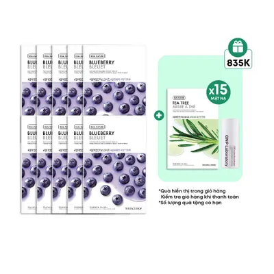 Set 10 Mặt Nạ Blueberry Face Mask 20g