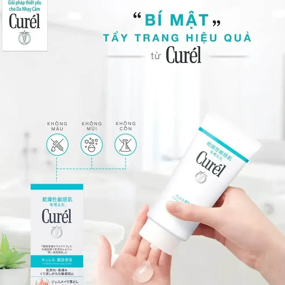 Curel Makeup Gel Cleanser | Saubhaya Makeup